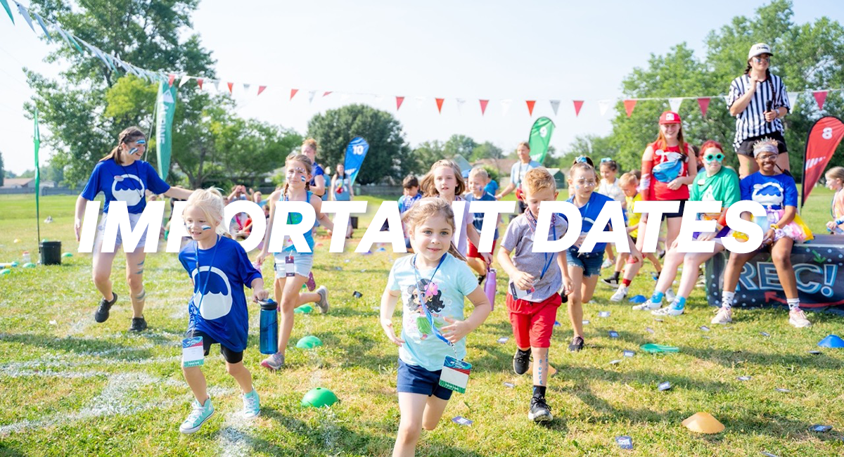 Important Dates | 2026 | WinShape Camps